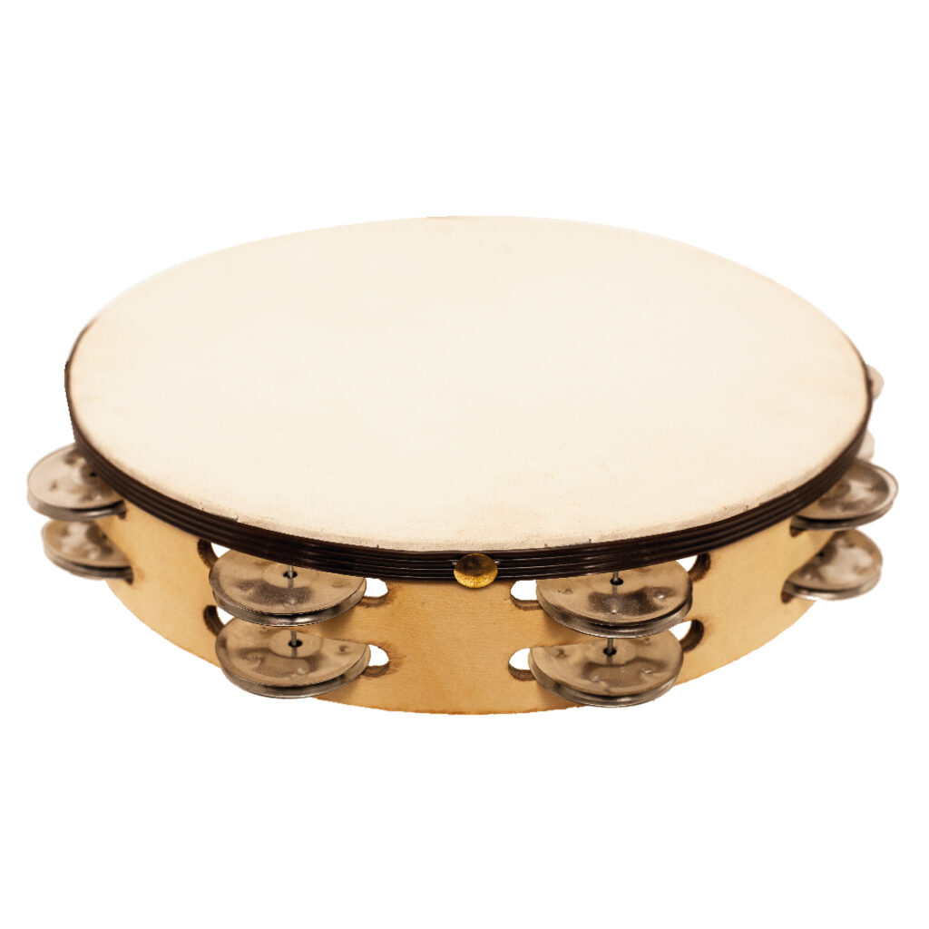 Pandero Doble Con Parche 10″ | Cuerdas Armónicas de México S.A.